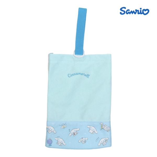 【メール便対応】サイズ展開：Free対象：キッズ 女の子 ガールズ 子供タイプ：シューズバッグ スウェット生地 習い事バッグ 靴入れ 小学校 新入学 新学期 お祝い ギフト 入園 通園人気のシナモロールシューズバッグ 手提げ靴入れバッグ手触...