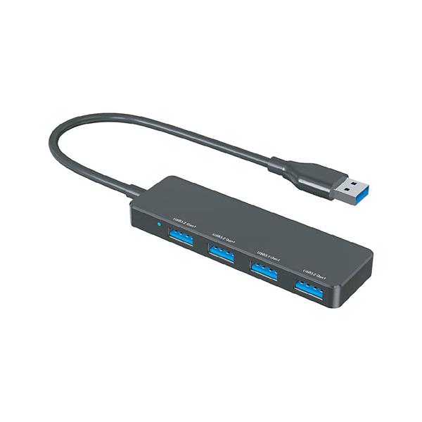 HD-4IN1HBBKX5 USB3.2 Gen1対応4in1USBハブ ※詳細は商品説明をご確認下さい。商品ページは縦長です。