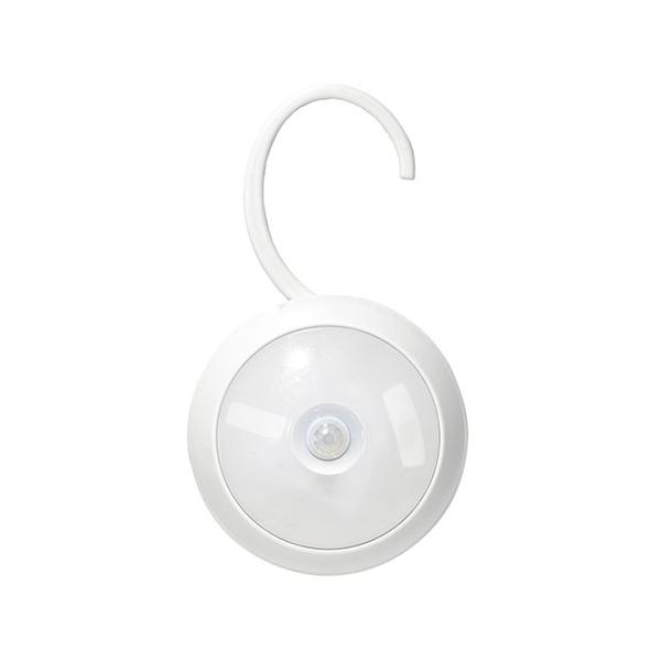 NBSMN71WH 乾電池式人感明暗ナイトライトフック収納 ※詳細は商品説明をご確認下さい。商品ページは縦長です。