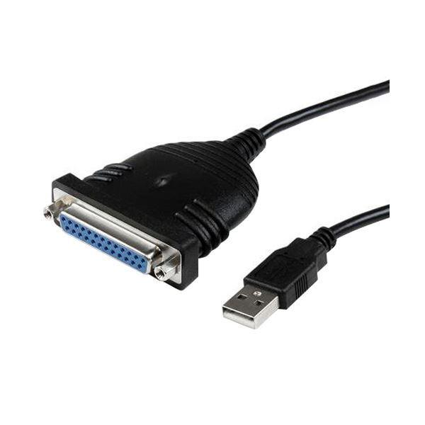 ICUSB1284D25 【商品名】 （まとめ）StarTech.com USB-パラレル（D-Sub25ピン）プリンタアダプタケーブル ZU2003S 1.8m ICUSB1284D25 1本 【×3セット】 【ジャンル・特徴】 パソコン...