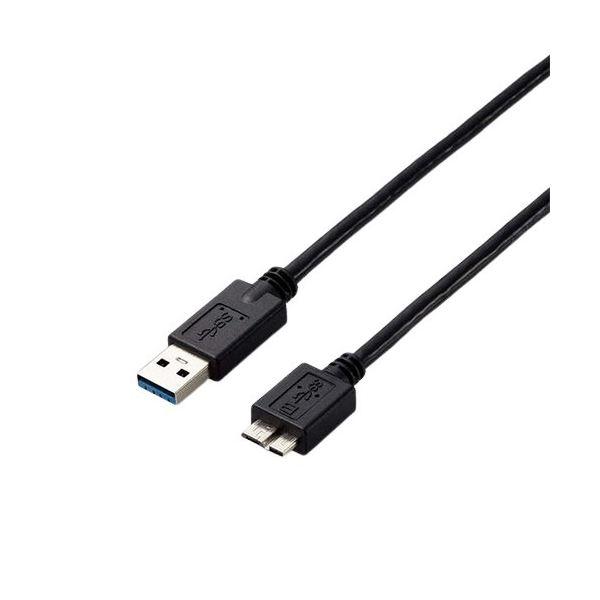 USB3-AMB10BK/ID 【商品名】 エレコム USB3.0A-microBケーブル 1.0m RoHS指令準拠（10物質） USB3-AMB10BK/ID 1本 【ジャンル・特徴】 UL規格対応。仕様固定とともに長期供給を実現したU...