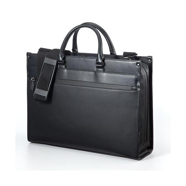 200-BAG067WP 【商品名】 サンワダイレクト ビジネスバッグ(メンズ・耐水加工・2WAYショルダー・A4収納) 200-BAG067WP 1個 【ジャンル・特徴】 スリムでおしゃれな水に強いビジネスバッグ [ 200-BAG067...