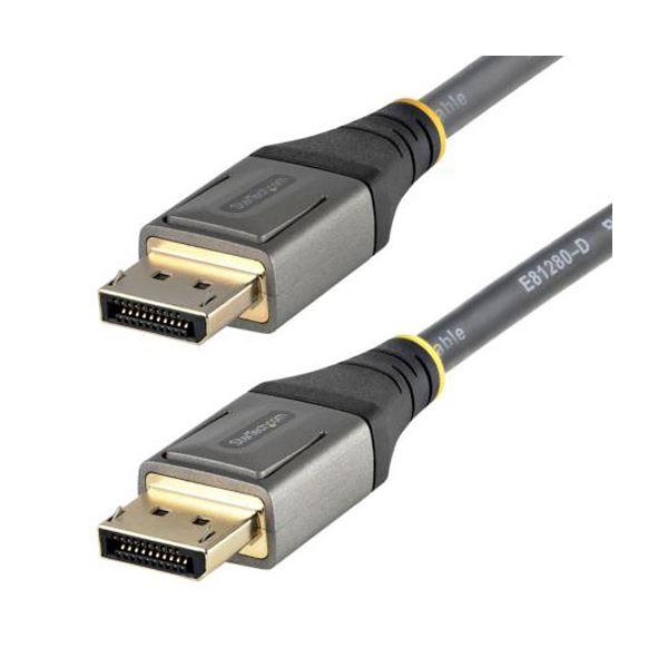 【商品名】 StarTech.com DisplayPort 1.4ケーブル 2m／8K60HzHDR10／4K120Hz／VESA認定モニターケーブル DP14VMM2M 1本  ※詳細は商品説明をご確認下さい。商品ページは縦長です。(P...