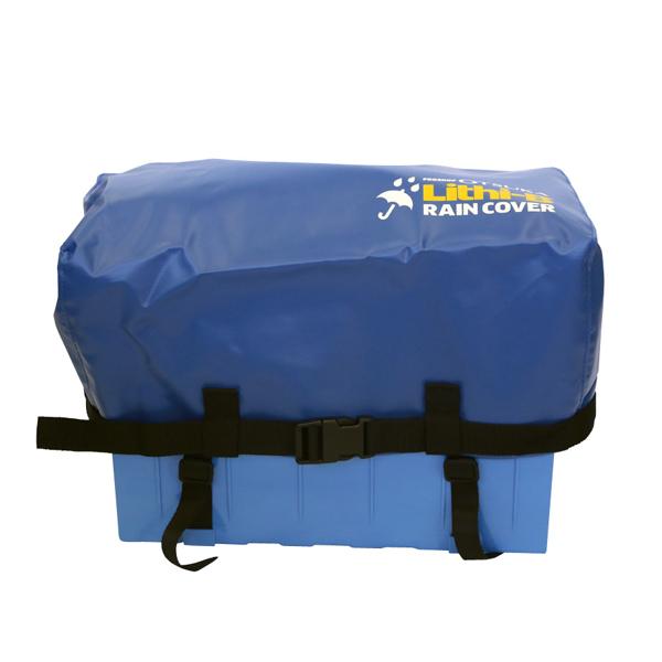 リチビー（Lithi-B）バッテリーのキャップ型カバーです。適合バッテリー12V150Ah12V200Ah24V60Ah24V80Ah36V40Ah36V50Ah