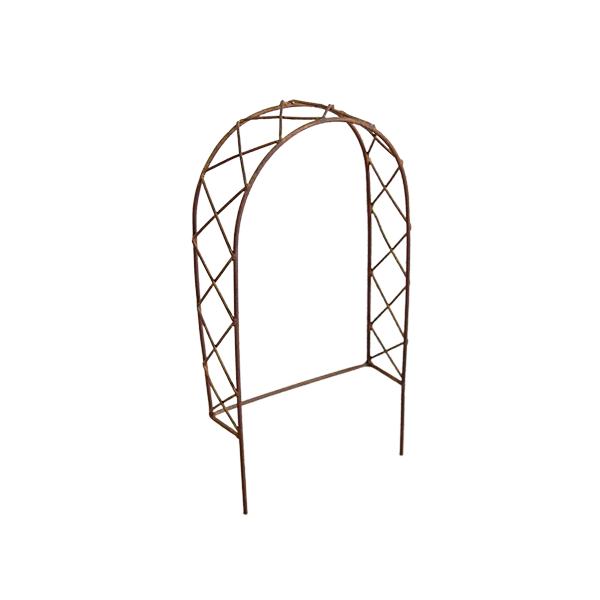◆商品番号◆A0002358◆商品名◆4649　ミニガーデンアーチ ◆色◆ブラウン◆サイズ◆W13×D4×25cm◆材質◆アイアン◆注意事項◆※商品の画像は、ご使用のPCやスマートフォンの環境などにより実際の物と色の誤差が　出る場合がござい...