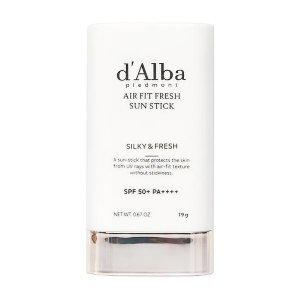 ◆商品名： エアフィットフレッシュサンスティック 19g◆製造会社：dAlba ダルバ◆原産地：韓国SPF50+ / PA++++日焼け止めスティック