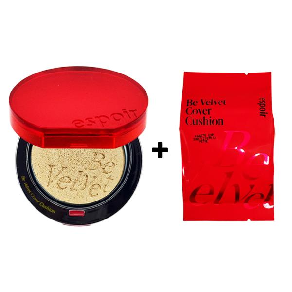 espoir エスポア ビーベルベットカバークッション企画セット SPF42 PA++ 13g リフィル付き13 ポースレン20 バニラ21 アイボリー22 ペタル23 ベージュ送料無料対応