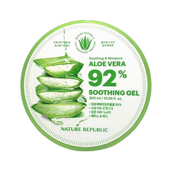 NATURE REPUBLIC ネイチャーリパブリック単品アロエベラ92%スージングジェル 300mlフェイスジェルボディジェルアロエベラジェルアロエジェルスージングジェルひんやりジェル※効果効能については個人差があります。※合わない場合は...