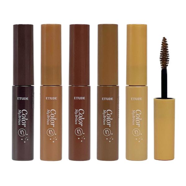 etude エチュードカラーマイブロウ マスカラ 4.5g1.リッチブラウン2.ライトブラウン3.レッドブラウン4.ナチュラルブラウン5.ブロンディブラウン送料無料対応