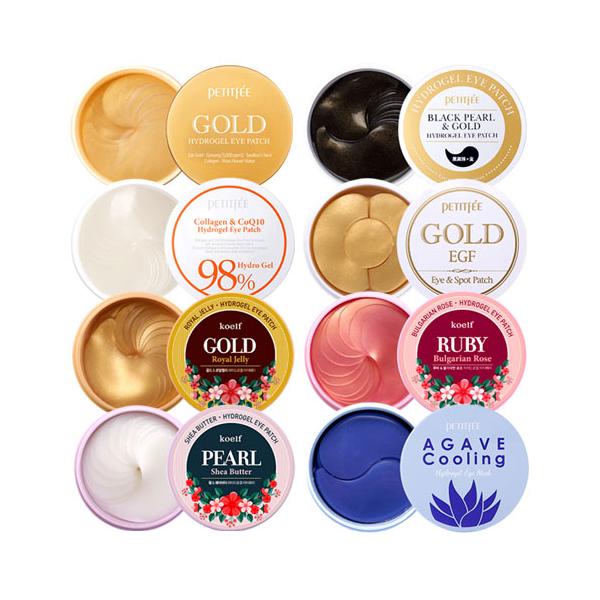 製造会社：PETITFEE プチフェ / 原産地：韓国01.ゴールドハイドロゲル アイパッチ 60枚02.黒真珠＆ゴールド アイパッチ 60枚03.コラーゲン＆CoQ10 アイパッチ 60枚04.ゴールド＆EGF アイパッチ 60枚05.ゴ...