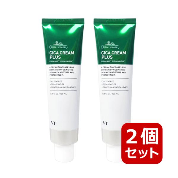 ◆商品名：シカクリームプラス 100ml◆製造会社：VT cosmetics VTコスメティック◆原産地：韓国2個セット送料無料対応※使用感には個人差があり、お肌に合わない場合は使用を中断し、医師にご相談ください。＃ スキンケア 20代＃ ...