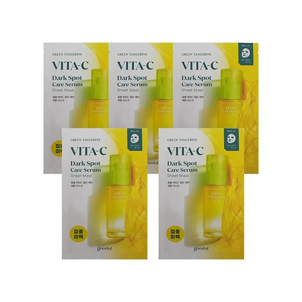 Goodal グーダルグリーンタンジェリンビタC含有構成説明- 01.ビタC セラム マスク ５枚- 02.ビタC セラム マスク 10枚