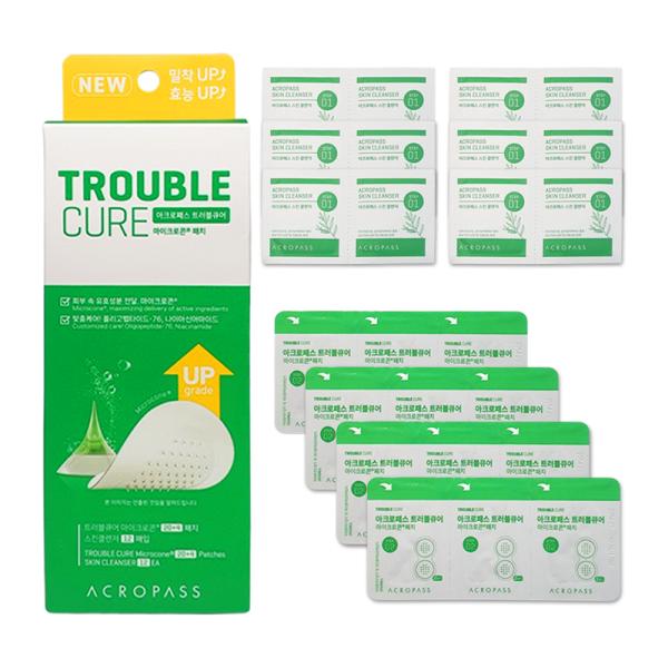 ◆商品名：トラブルキュア ニキビパッチ (トラブルキュア ２４パッチ スキンクレンザー １２枚)◆製造会社：acropass アクロパス◆原産地：韓国※使用感には個人差があり、お肌に合わない場合は使用を中断し、医師にご相談ください。※商品ペ...