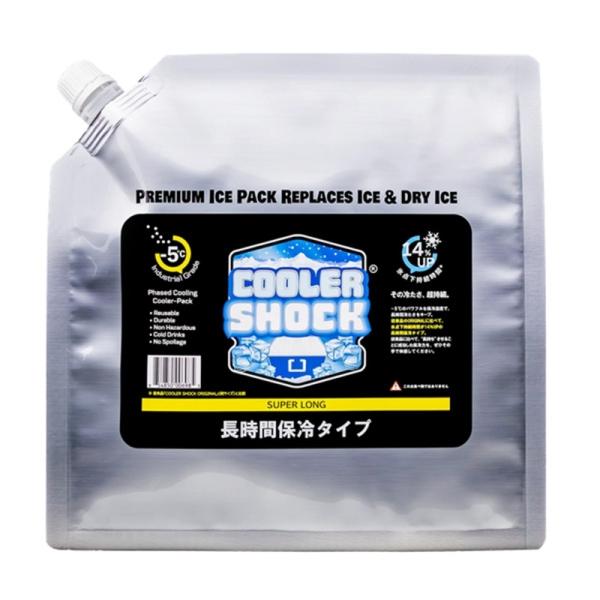 クーラーショック 保冷剤　COOLER SHOCK　SUPER LONG Mサイズ CSSLM ・セルフ水充填タイプ／氷点下持続時間がOriginalよりUP・2〜3泊キャンプに最適