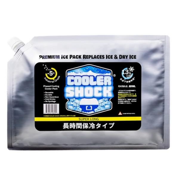 クーラーショック 保冷剤　COOLER SHOCK　SUPER LONG Lサイズ CSSLL ・セルフ水充填タイプ／氷点下持続時間がOriginalよりUP・2〜3泊キャンプに最適
