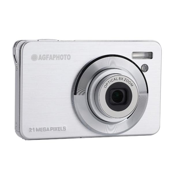 【発売日：2026年04月03日】AGFA デジタルカメラ DC8300SL シルバー・光学8倍ズーム搭載 汎用性の高いコンパクトデジタルカメラ・100gの超軽量設計