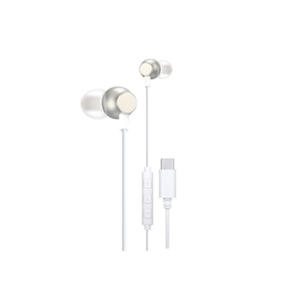 VERTEX Type-Cイヤホン VTH-IC054CG シャンパンゴールド・DAC内蔵 Type-Cイヤホン・USB Type-C、接続してそのまま音楽が楽しめる・高感度通話用マイク搭載で通話も快適