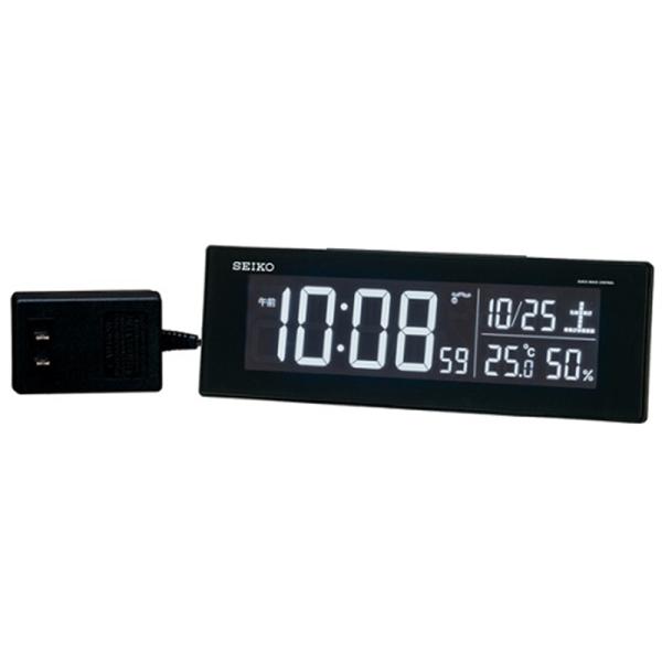 【発売日：2017年10月20日】セイコークロック 電波デジタル置き時計 DL305K ・クリアで鮮やかな視認性と70色の表示色・表示色がなめらかに変化するグラデーションモード搭載・よりスタイリッシュに、より使いやすく