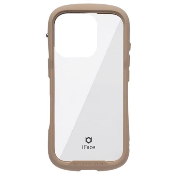 【発売日：2024年09月10日】Hamee iPhone 16 Pro用ケース　iFace Reflection 41-979709 ベージュ・クリアな背面に、シールや写真を入れてカスタマイズが可能・ガラス飛散防止加工で、万が一の破損も安...