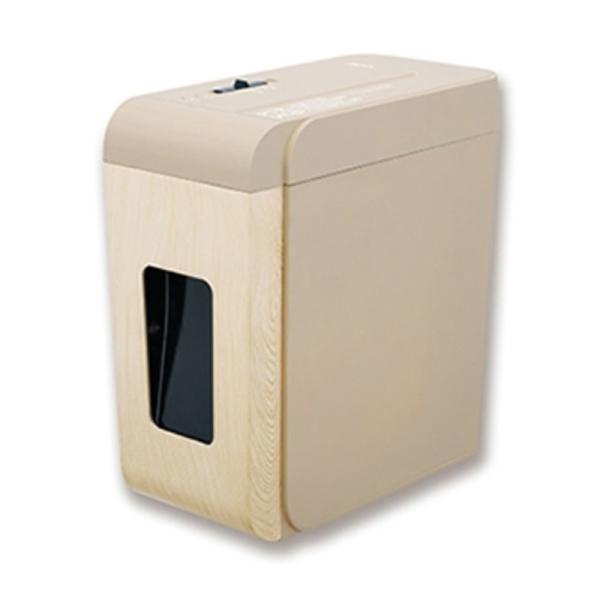 アスカ クロスカットシュレッダー SZK02WD 木目・A4対応 細断屑を捨てやすい引き出し式・大型透明窓で細断クズがはっきり見える・スタイリッシュな木目調デザイン 静音タイプ