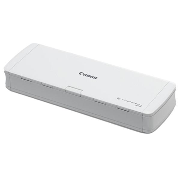 【発売日：2021年09月22日】Canon（キヤノン） ドキュメントスキャナー R10 ホワイト・特許技術によりソフトウエアのインストール不要・充電不要、ACアダプター不要の簡単接続・コンパクトなスタイリッシュデザイン