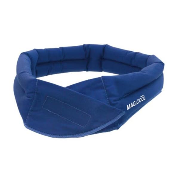 大作商事 マジッククール　（Ｍ・ふつうサイズ） DNIMC2M-NB ネイビー・水を含ますだけで冷たさ持続・簡単、経済的・首元（頸部）を長時間冷やし続ける
