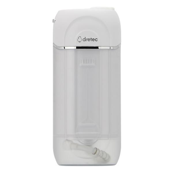 【発売日：2023年11月11日】dretec（ドリテック） 口腔洗浄器 ジェットクリーン ポータブル FS-101WT ホワイト【数量限定・未開封店頭在庫】・コンパクトにまとまり、持ち運びに便利・1分間に最大約180mlの吐出量(stro...
