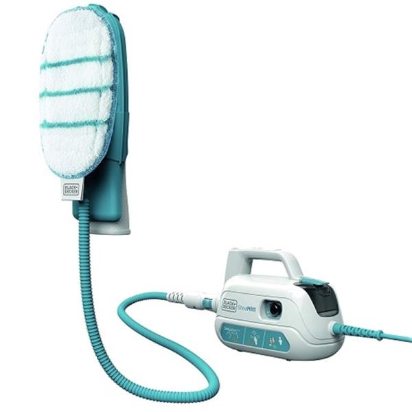 BLACK+DECKER（ブラックアンドデッカー） スチームクリーナー FSH10SM 【数量限定・未開封店頭在庫】外箱に色褪せや傷みがある場合あり・操作は電源ボタンとスチームボタンを押すだけ・99.9％の除菌効果で水だけでお掃除・ハンズフ...