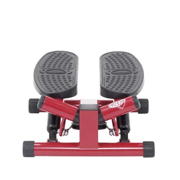 Shop Japan（ショップジャパン） 健康ステッパー（ナイスデイコンパクト） NICEWS4 レッド・自宅で簡単有酸素運動・八の字ステップで大腿直筋と大腿筋膜張筋を刺激・コンパクトで収納楽々