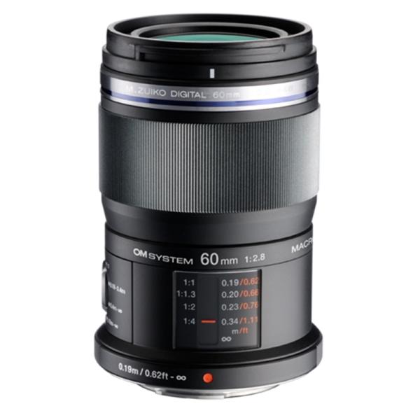 【発売日：2025年03月28日】OM SYSTEM 交換用レンズ　マイクロフォーサーズ ED 60mm F2.8 Macro(OM) ブラック納期目安：8月下旬以降（6/12現在）【開封し「メーカー保証書」に押印をしてお届けいたします。保...