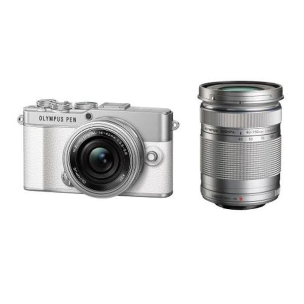 【発売日：2022年12月10日】オリンパス OLYMPUS PEN E-P7 EZダブルズームキット E-P7 EZダブルズームキット WHT ホワイト【数量限定・未開封店頭在庫】・【開封し「メーカー保証書」に押印をしてお届けいたします。...