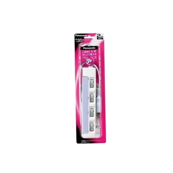 【発売日：2007年06月01日】Panasonic（パナソニック） コード付タップ WHS2624DKP ブルー