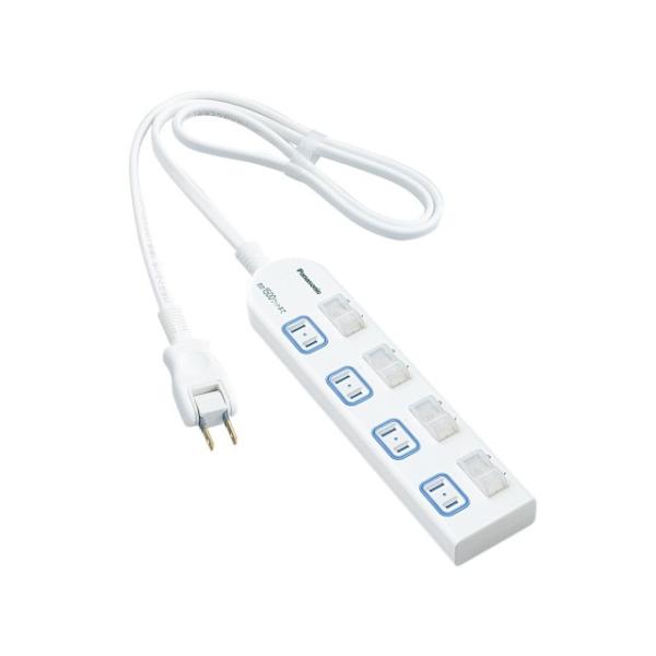 【発売日：2008年05月01日】Panasonic（パナソニック） ザ・タップＸ個別防水スイッチ付 WHA25244WP ホワイトお取寄せの場合の納期目安：5月下旬以降（4/30現在）・こまめな「入」「切」でかしこく省エネできる・個別防水...