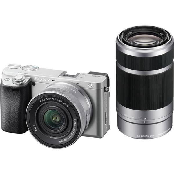 【発売日：2025年10月16日】SONY（ソニー） ミラーレス一眼カメラ　ダブルズームレンズキット　α6400 ILCE-6400X S シルバーお取寄せの場合の納期目安：7月上旬以降（6/12現在）【開封し「メーカー保証書」に押印をして...