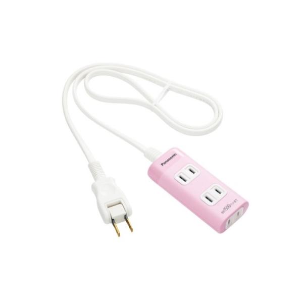 【発売日：2014年10月01日】Panasonic（パナソニック） コード付タップ WHA2413NP ピンク・上質なデザイン・洗練されたカラー・安全設計