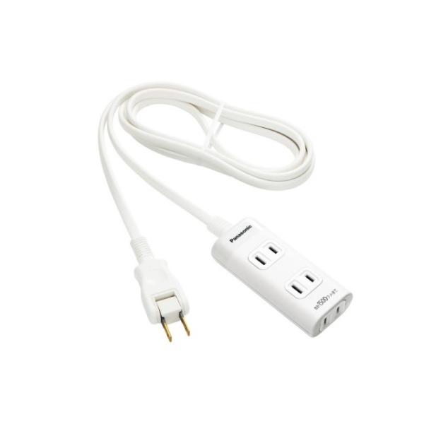 【発売日：2014年10月01日】Panasonic（パナソニック） コード付タップ WHA2423WP ホワイト・上質なデザイン・洗練されたカラー・安全設計