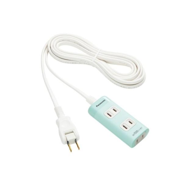 【発売日：2014年10月01日】Panasonic（パナソニック） コード付タップ WHA2433GP グリーン・上質なデザイン・洗練されたカラー・安全設計