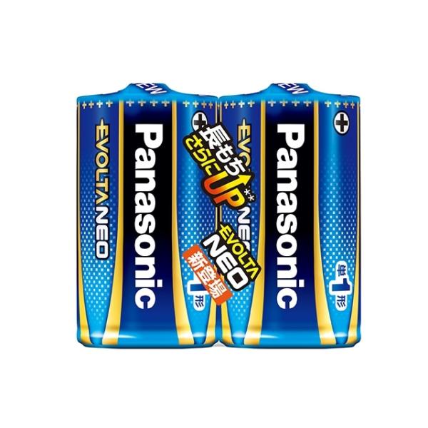 【発売日：2017年04月26日】Panasonic（パナソニック） エボルタＮＥＯ　単１電池２本　シュリンクパック LR20NJ/2SE ・長もち性能がアップ・正極の反応効率がアップ、優れた保存性能を実現・銀の力でガスを削減する「液もれ防...