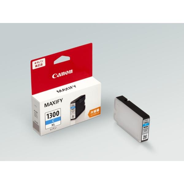 【発売日：2014年10月01日】Canon（キヤノン） 純正インクカートリッジ PGI-1300XLC 大容量　シアン・対応機種：ＭＢ２０３０／ＭＢ２３３０
