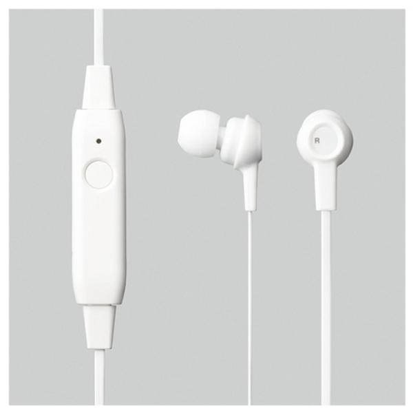 エレコム Ｂｌｕｅｔｏｏｔｈイヤホン LBT-HPC16WH ホワイト・かんたん初めてワイヤレス・1ボタンのみのシンプル機能・安心快適なFAST MUSIC(TM)レーベル