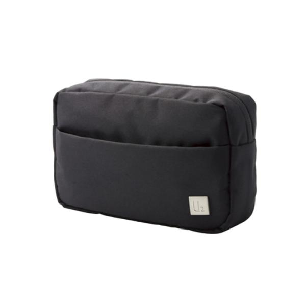 エレコム ガジェットポーチ BMA-UBGP01BK ブラック【数量限定・未開封店頭在庫】・使い勝手と質感を高めたスタンダードバッグシリーズ“UB”・300Dの高密度ポリエステル素材、フッ素コーティング撥水加工・便利なファスナーポケット付き