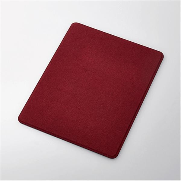 エレコム 生地テクスチャマウスパッド MP-TSRD レッド【数量限定・未開封店頭在庫】・肌触りや風合いなどの素材感を楽しめるテクスチャマウスパッド・フェイクスウェードを使用