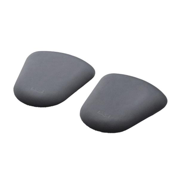 エレコム エルボーレスト MOH-EL01BK チャコールブラック・肘にかかる負担を軽減するエルボーレスト“ELVE”・優れた「体圧分散」クッションで肘をサポート・扇状タイプ 左右両腕で使用できる2個セット