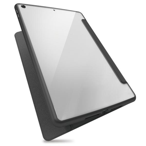 【発売日：2021年11月28日】エレコム iPad 10.2 第9世代/TOUGH SLIM LITE/フラップ付 TB-A21RTSLFCBK ブラック・側面に弾力性のあるTPU素材を、背面に指紋の付きにくいポリカーボネート素材を使用し...
