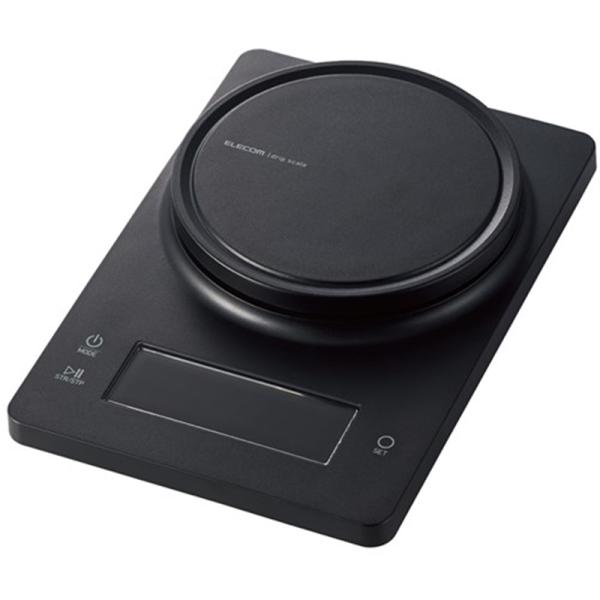 【発売日：2022年07月09日】エレコム ドリップスケール HCS-KS04BK ブラック・豆の量/抽出時間/湯量を正確に計測し、自分好みのコーヒーを探求できるドリップスケール。・タイマーと重量の計測を同時に行うことができます。タイマーの...