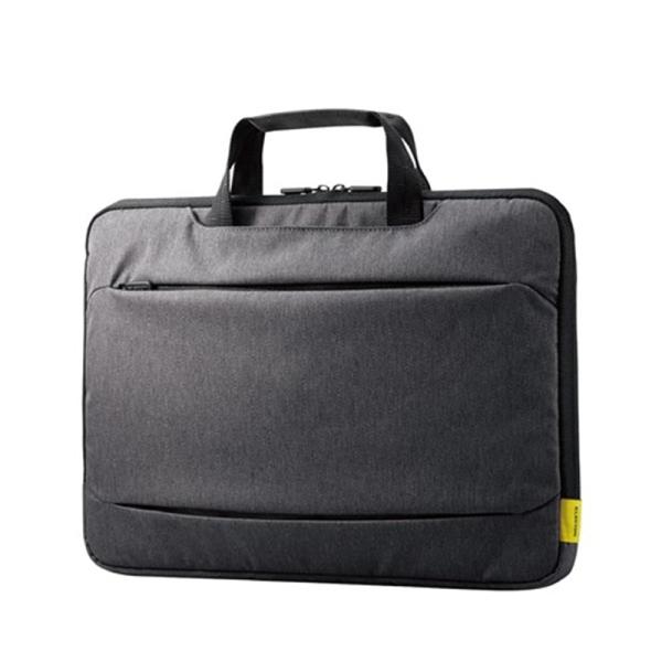 【発売日：2022年09月16日】エレコム ハンドル付きインナーバッグ(2wayカジュアル) BM-IBCH15NBK ブラック・収納式ハンドルによって、バッグスタイルでもケーススタイルでも使える!シーンを選ばないファブリック調生地を採用し...