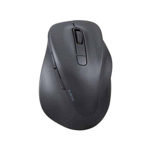 【発売日：2023年07月20日】エレコム Bluetooth 無線 マウス 静音 ワイヤレスマウス 5ボタン  XLサイズ M-XGXL30BBSKBK ブラック・整形外科医との共同開発により自然な手の形のまま使える、握らないマウス“EX...