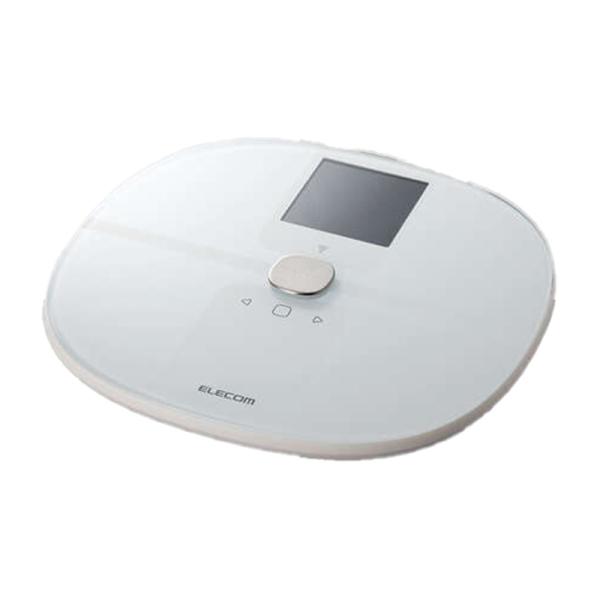 【発売日：2023年07月12日】エレコム Wi-Fi通信機能搭載　ECLEAR（エクリア）体組成計 HCS-WFS03-WH ホワイト【数量限定・未開封店頭在庫】・乗るだけで測定データを専用アプリ「ECLEAR plus」(エクリア プラ...