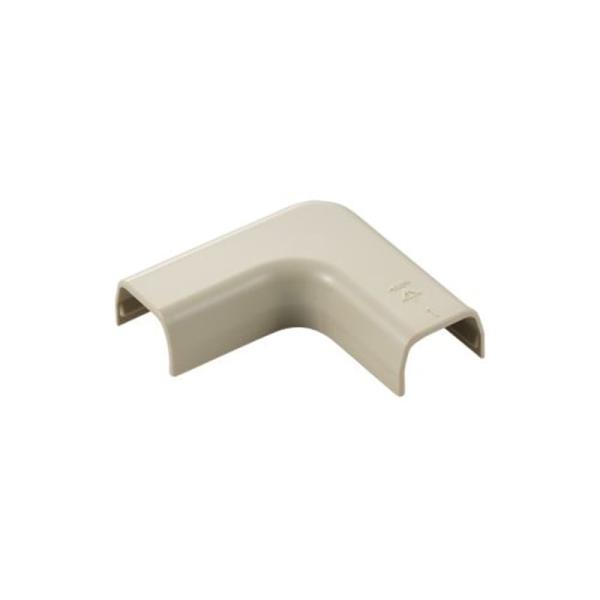 エレコム LD-GAF1M用接続ユニット/曲ガリ LD-GAFM1M ベージュ・フラットモール(LD-GAF1M)用のジョイントパーツ(曲ガリ)・フラットモールの蓋の上からかぶせるだけ・配線の際のケーブルを保護し、すっきりと収納