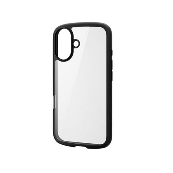 【発売日：2024年09月20日】エレコム iPhone 16対応 TOUGH SLIM LITE ハイブリッドケース PM-A24ATSLFCBK ブラック・エアークッションを全周に配置・独自設計のエアークッションが衝撃を吸収・高硬度のポ...